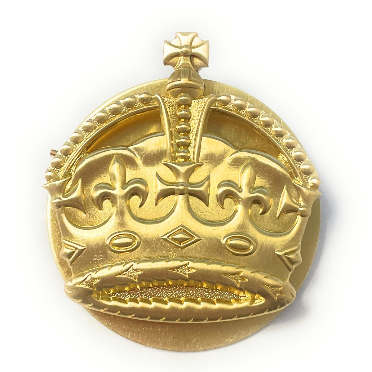 Metal Crown WO2 (CSM) - Brass with Back Plate - Shank Fitting - Tudor ...
